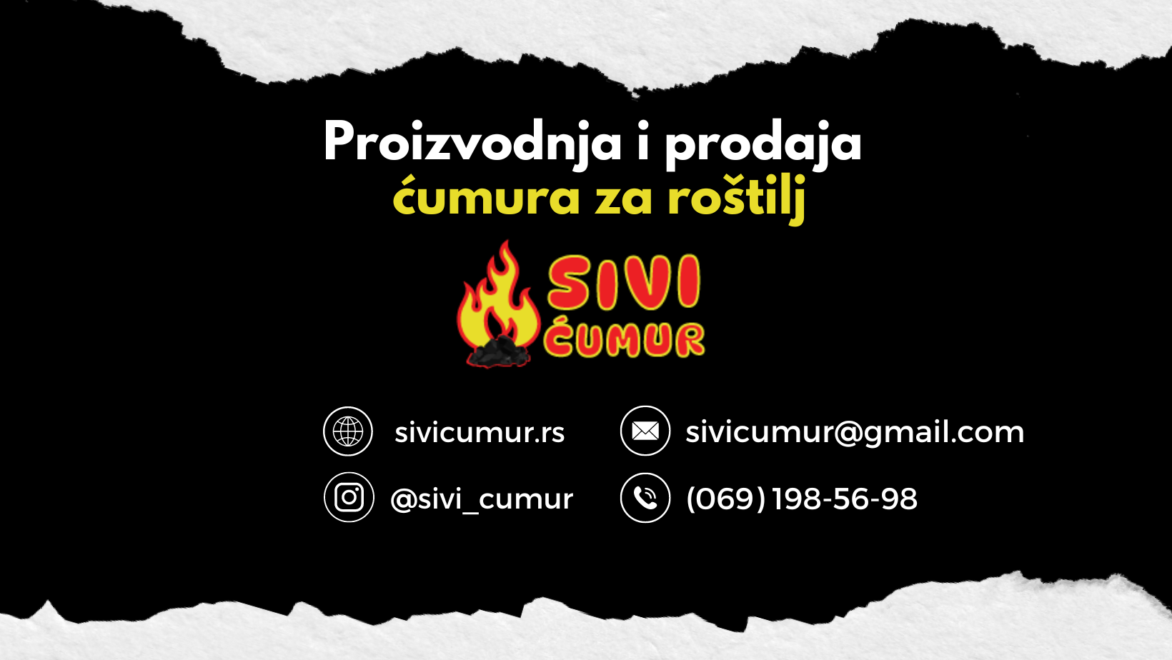 Proizvodnja i prodaja ćumura na veliko i malo | Sivi Ćumur